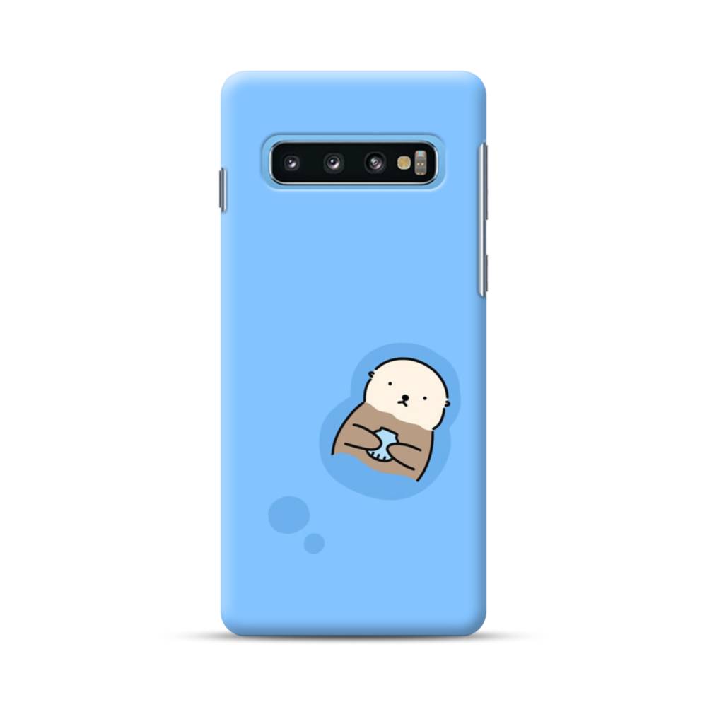 Cartoon Otter Samsung Galaxy S10 Case